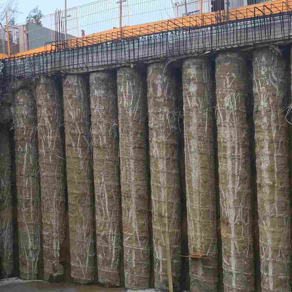 Contiguous Pile Walls | UK Underpinning Solutions